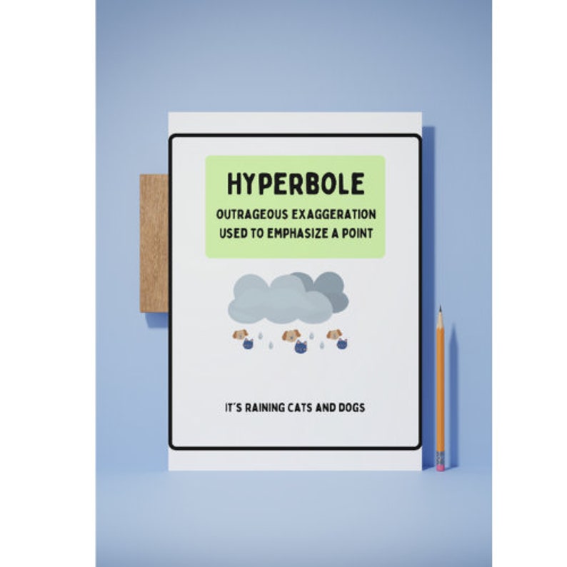Onomatopoeia, Hyperbole, Personification English for Homeschool ...