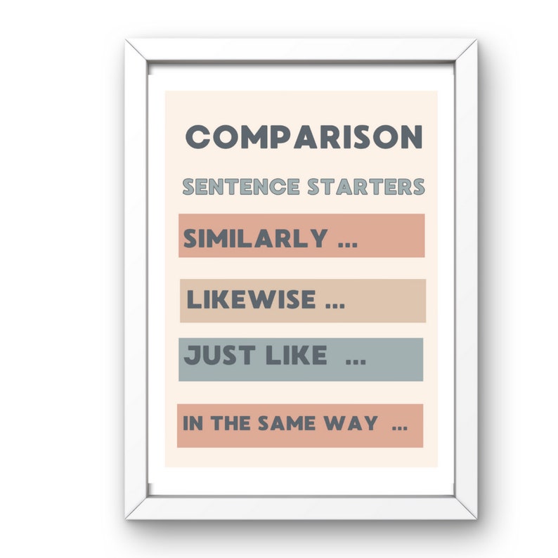 Sentence Starters Opinion, Cause and Effect English Homeschool, English ...