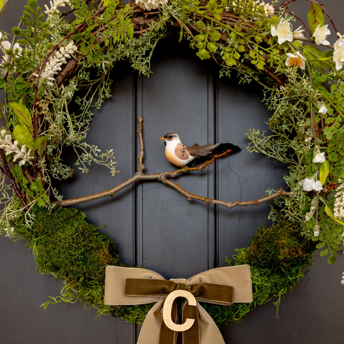 Wreath for Front Door Wreath Year Round Wreath for Rustic Wreath With ...