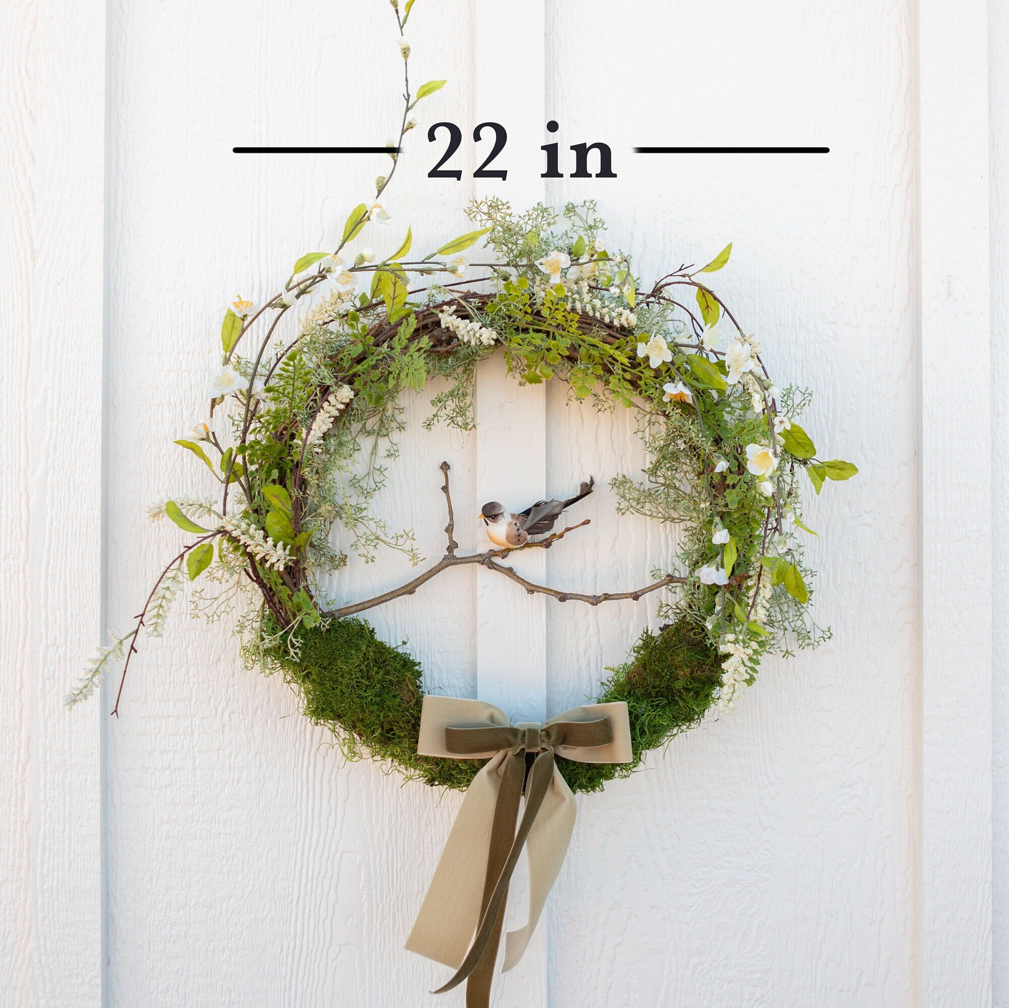Wreath for Front Door Wreath Year Round Wreath for Rustic Wreath With ...