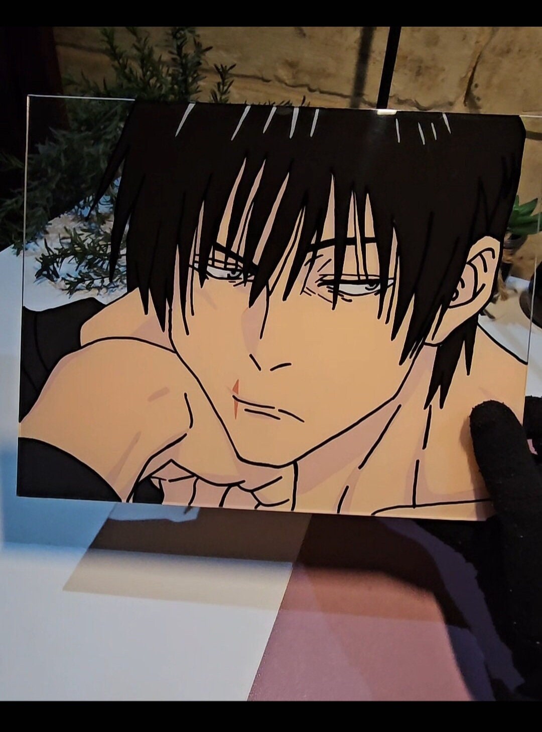 Jujutsu Kaisen Toji Glass Painting - Etsy