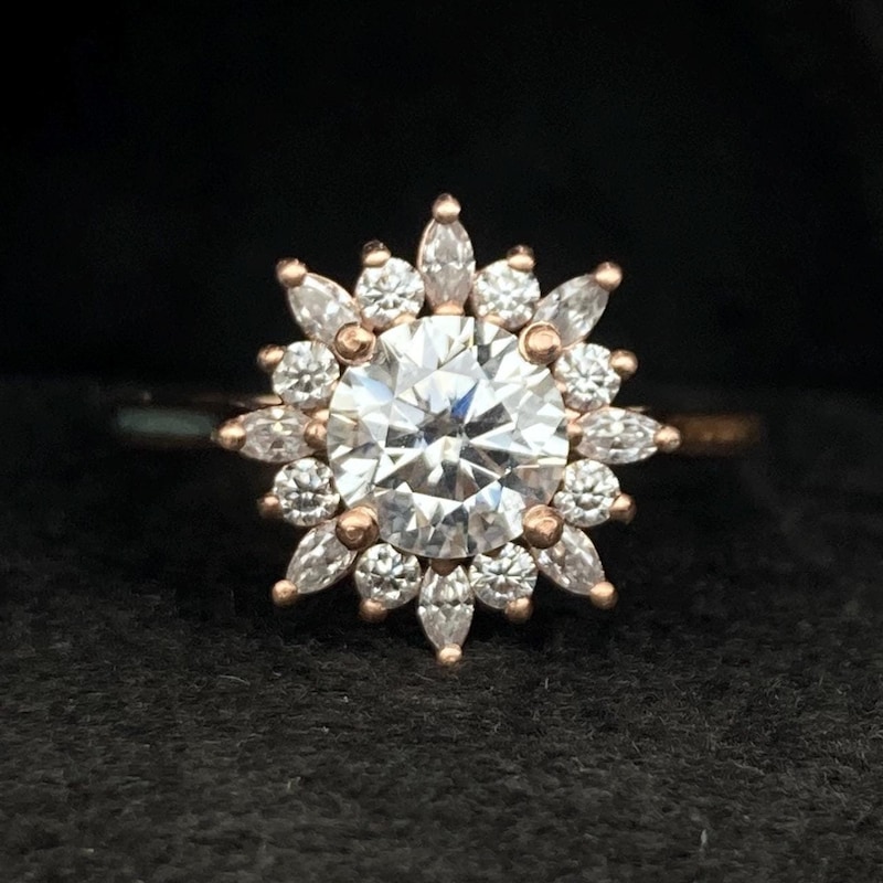 Sunburst Ring - Etsy