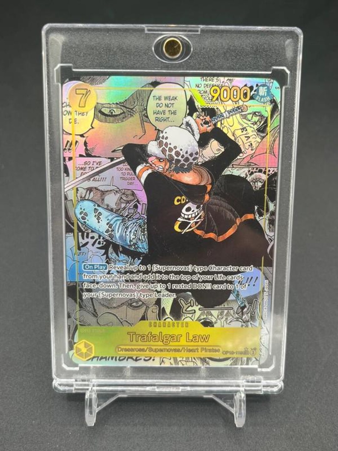 One Piece Card Game Trafalgar Law OP10-119 SEC Manga Alt Art Royal ...
