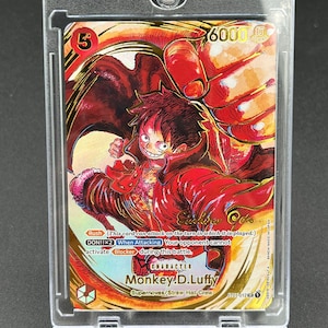 Oda Signed Luffy Card - Etsy