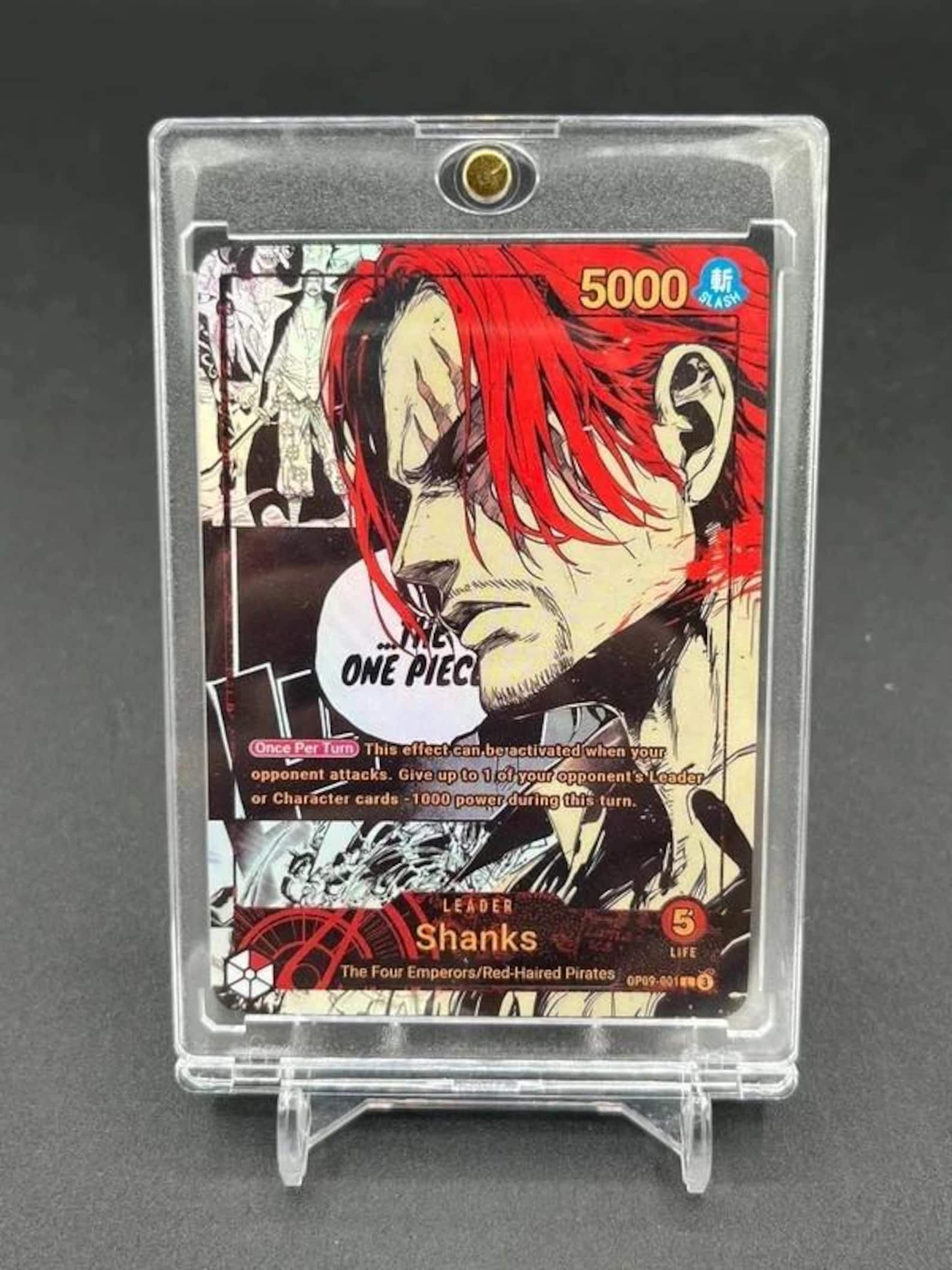 Shanks Manga Leader OP09-001 Proxy Card One Piece - Etsy