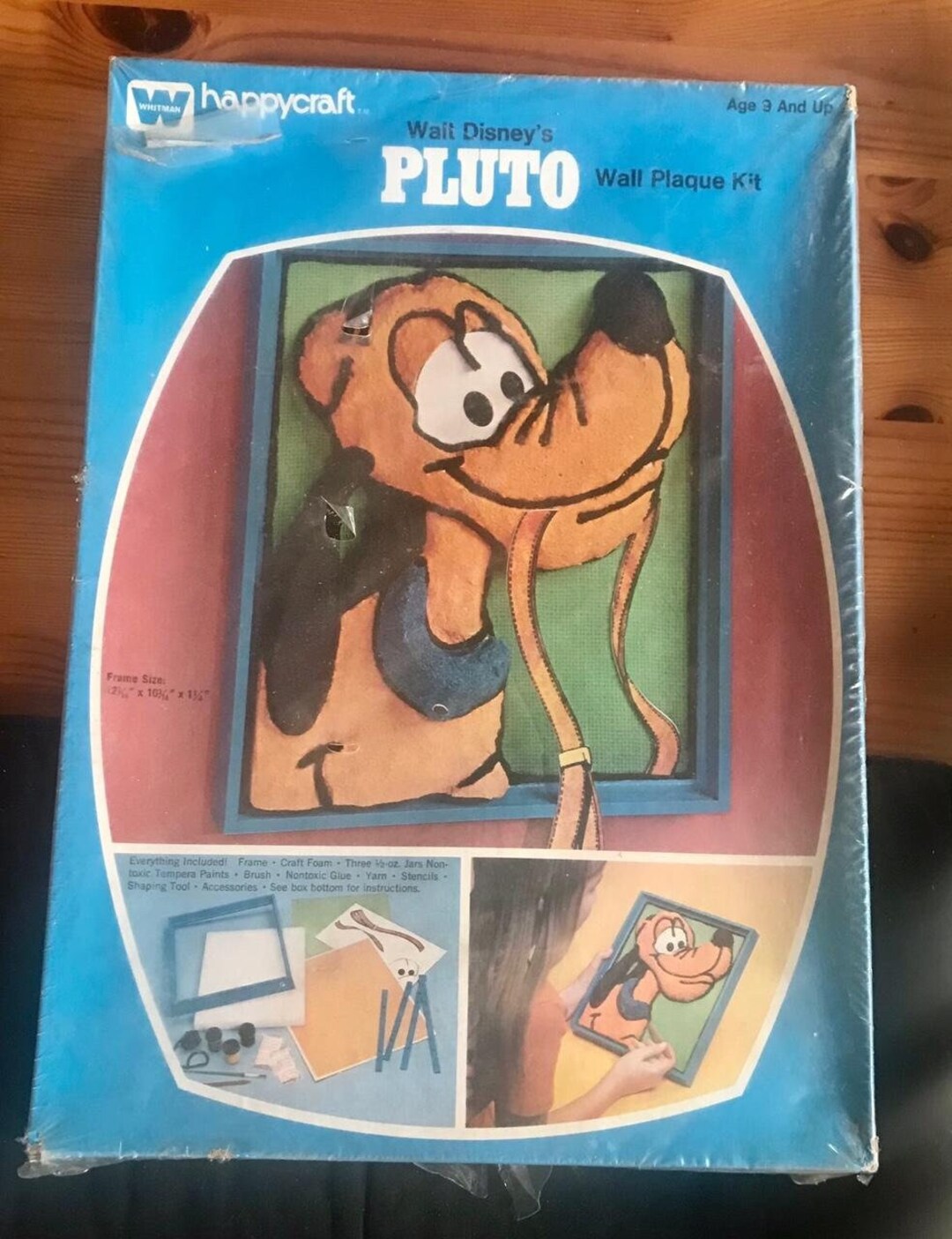 Vintage Disney Pluto DIY Plaque Kit Ages 9 Plus - Etsy