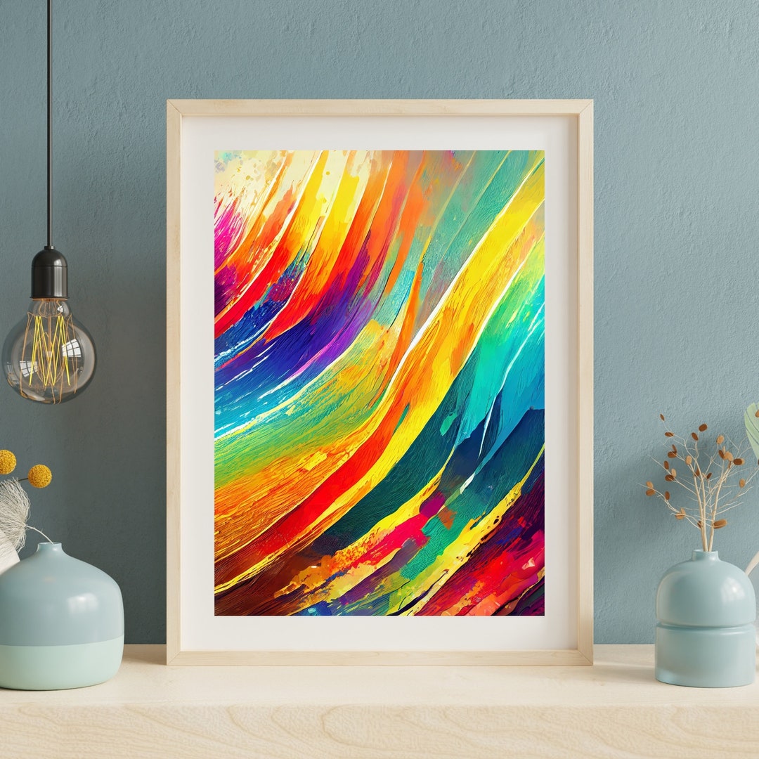 Artistic Prints, Modern Artwork, Vibrant Colors, Ai Picture, Midjourney ...