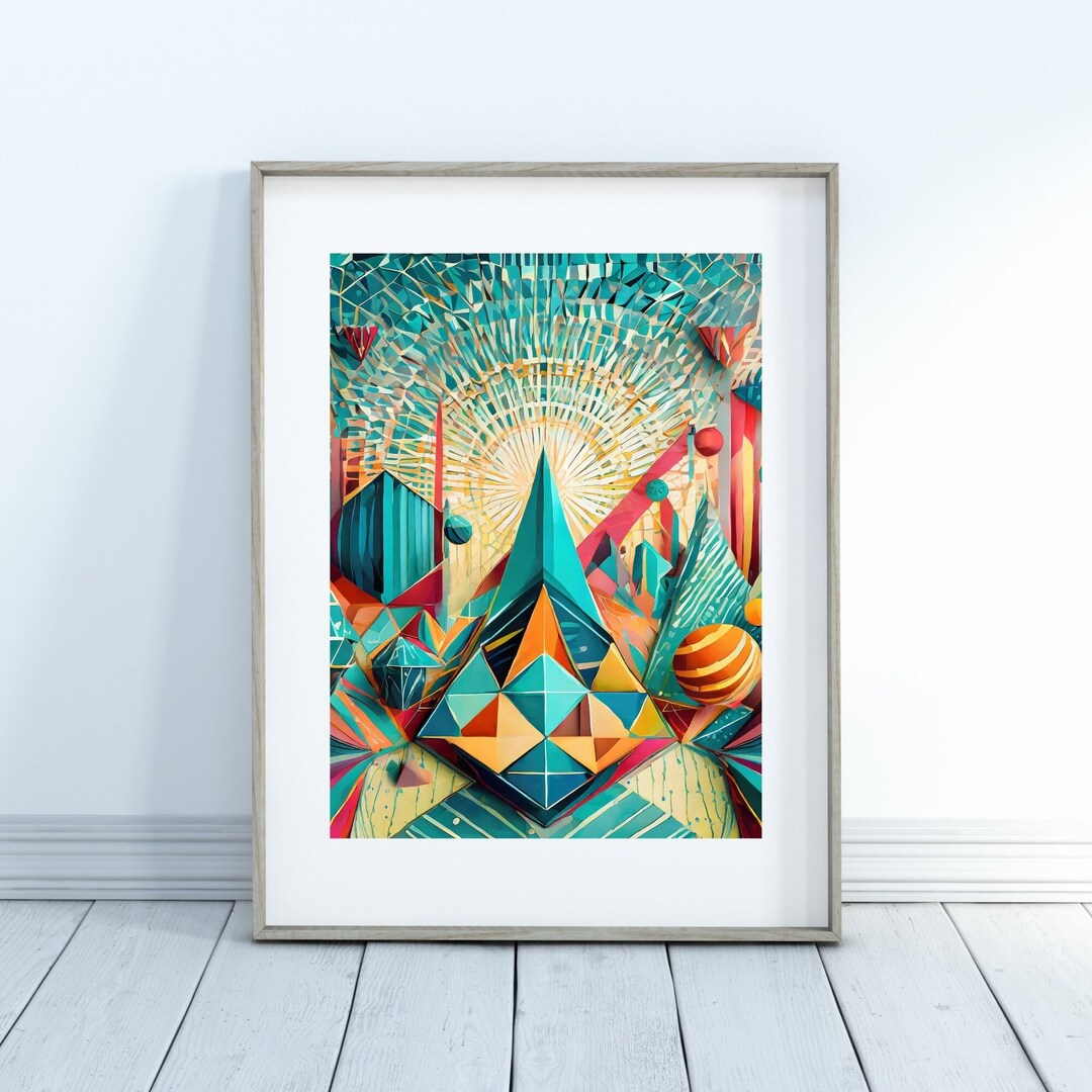 Artistic Prints, Modern Artwork, Vibrant Colors, Ai Picture, Midjourney ...