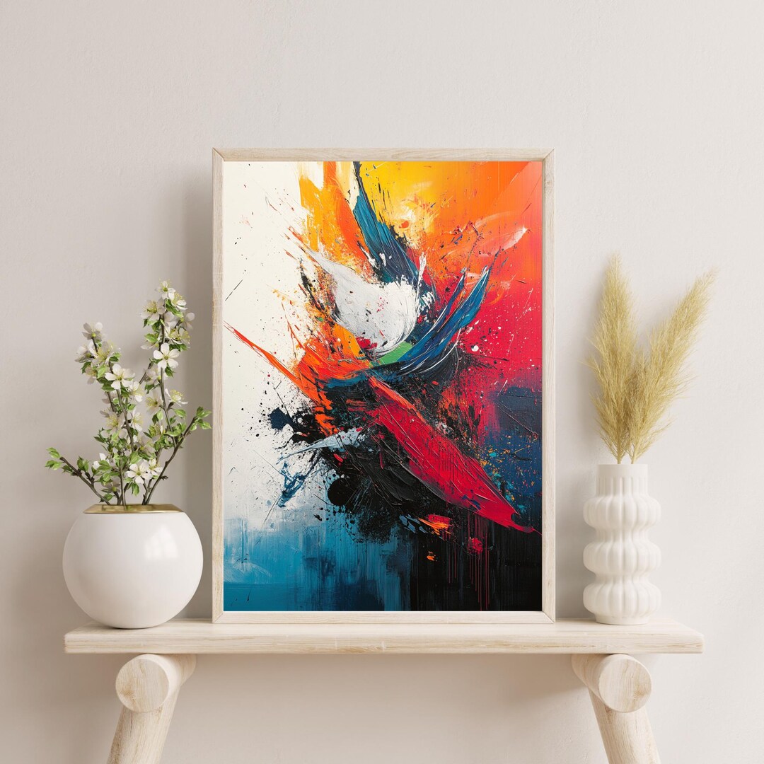 Artistic Prints, Modern Artwork, Vibrant Colors, Ai Picture, Midjourney ...