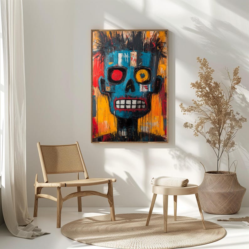 Basquiat, Jean Michel Basquiat, Artistic Wall Décor, Modern Artwork ...