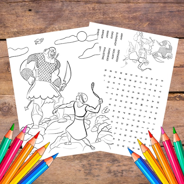 Moses Parts the Red Sea Coloring Page PDF Bible Coloring Pages for Kids ...