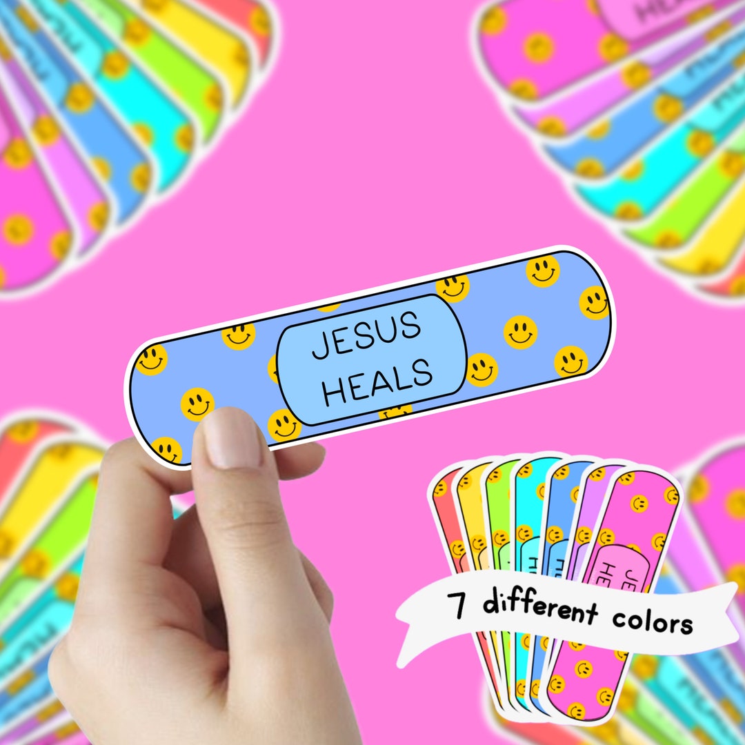 Jesus Heals Sticker | Bandaid Stickers | F1 - Etsy
