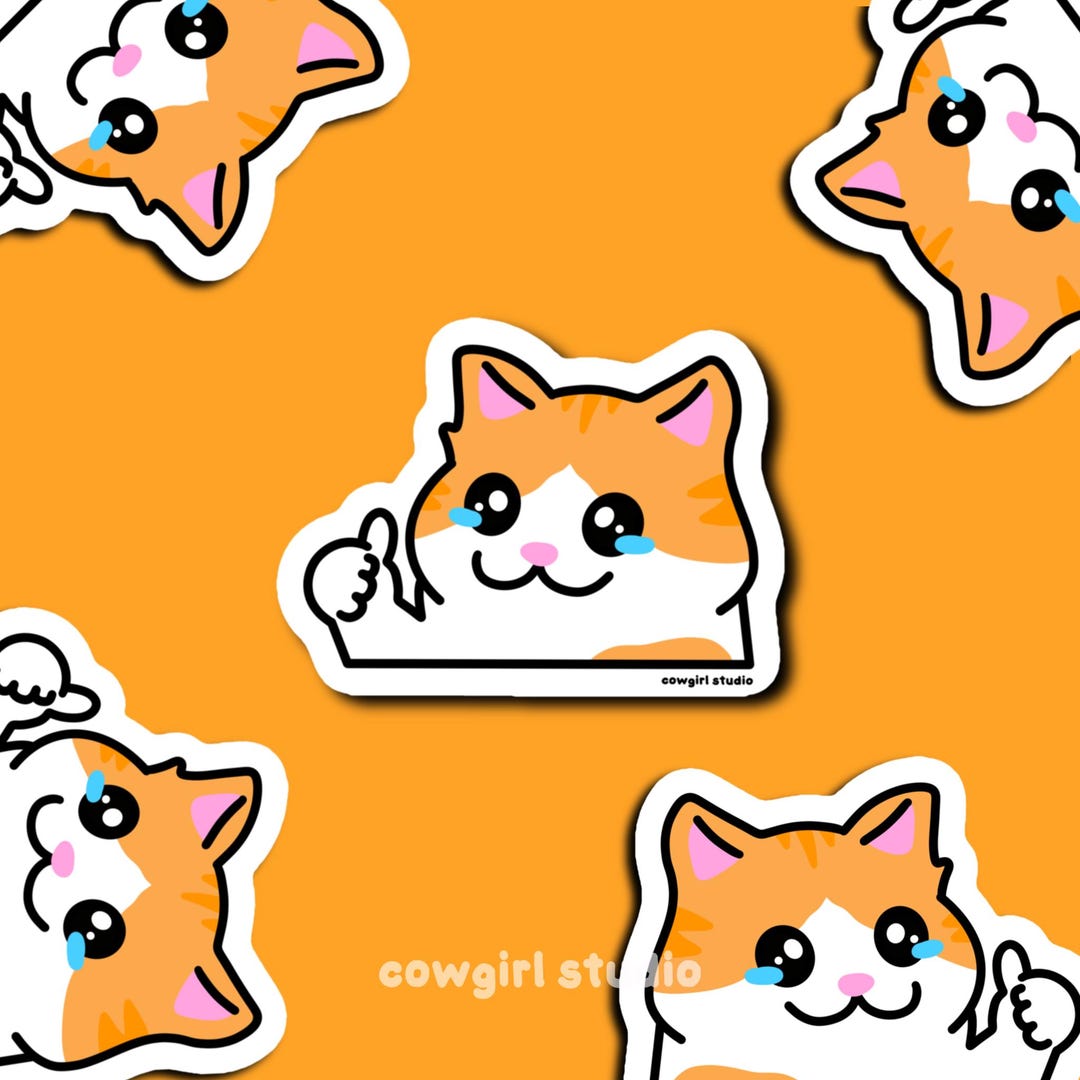 Sad Cat Meme Sticker | Stickers | - Etsy