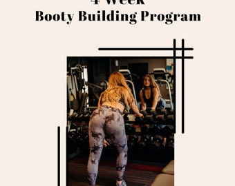 GLUTE & BOOTY Building Guide 4 Weeks| Glute Workout | Glute Guide| Booty Guide| Booty Workout ...