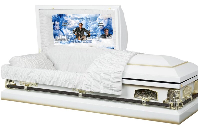 Open Road Canva Digital File, Memorial Casket Insert, Memorial Casket ...