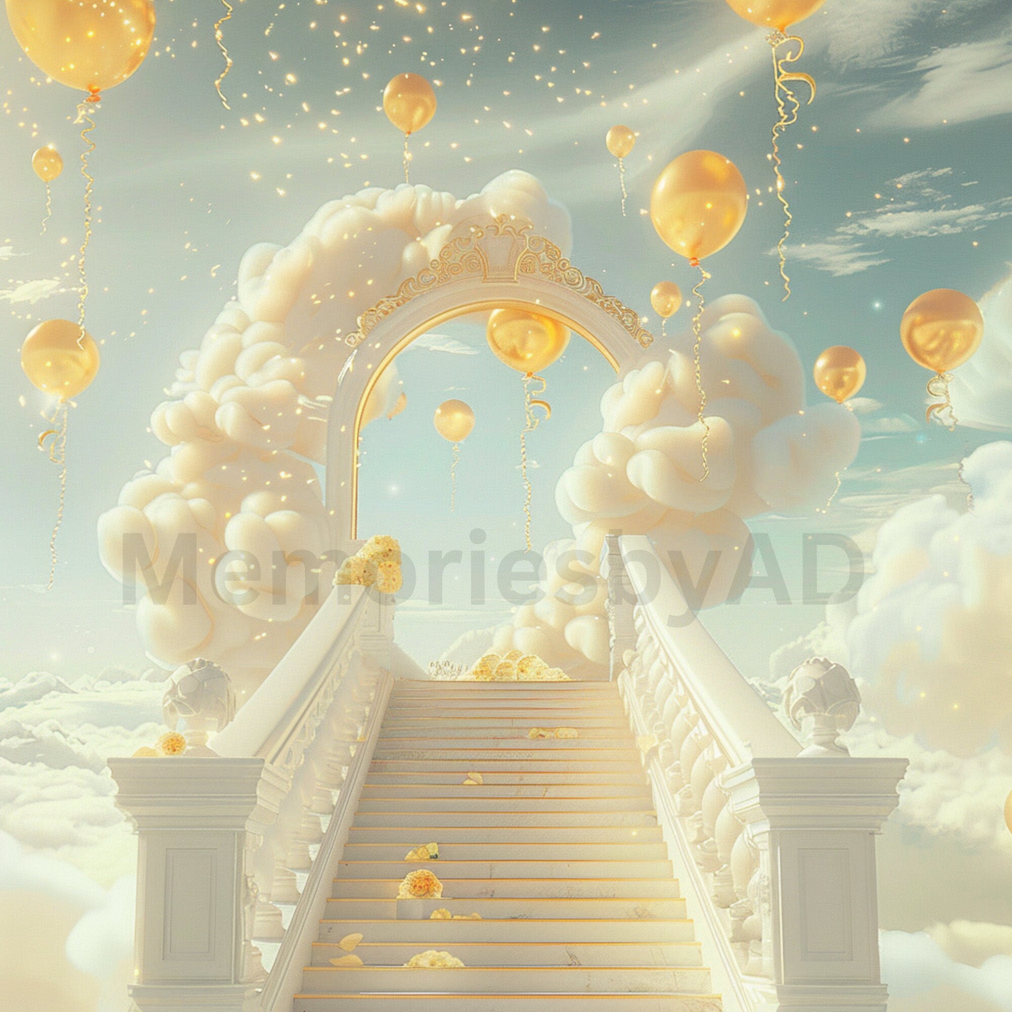 Yellow Balloon Memorial Background, Golden Yellow Memorial PNG, Rest in ...
