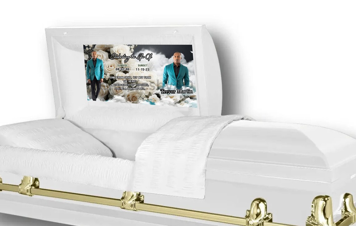 Memorial Casket Panel Template, Digital Casket Panel Design Template ...