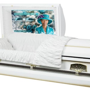 Casket Panel Design Template, Memorial Casket Panel Template, Canva RIP ...