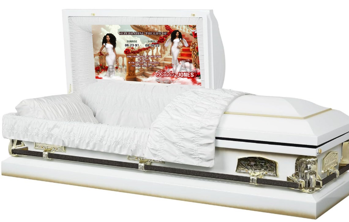Memorial Casket Panel Template, Digital Casket Panel Design Template ...