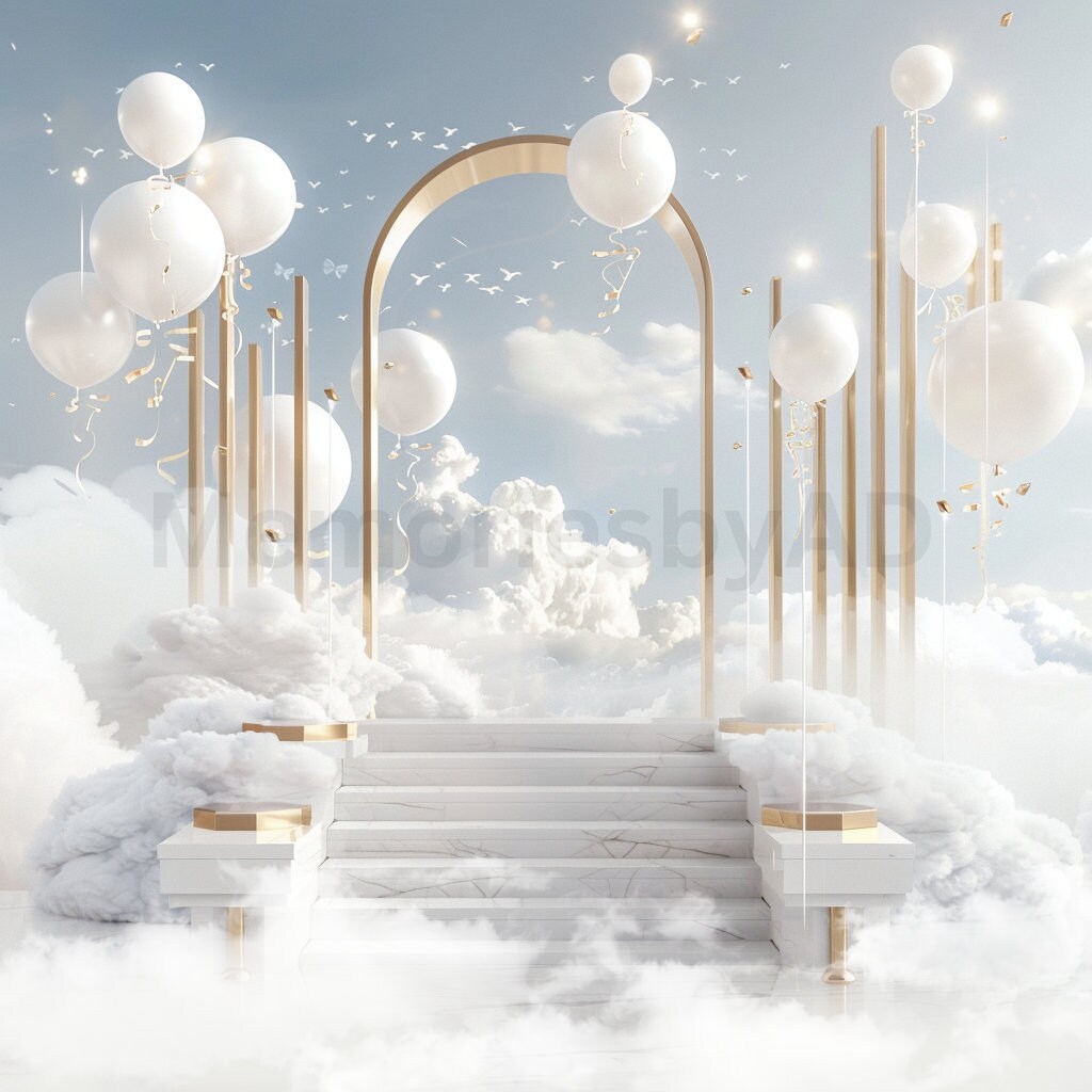 White Memorial Balloon, Memorial PNG, Rest in Peace Template, RIP ...