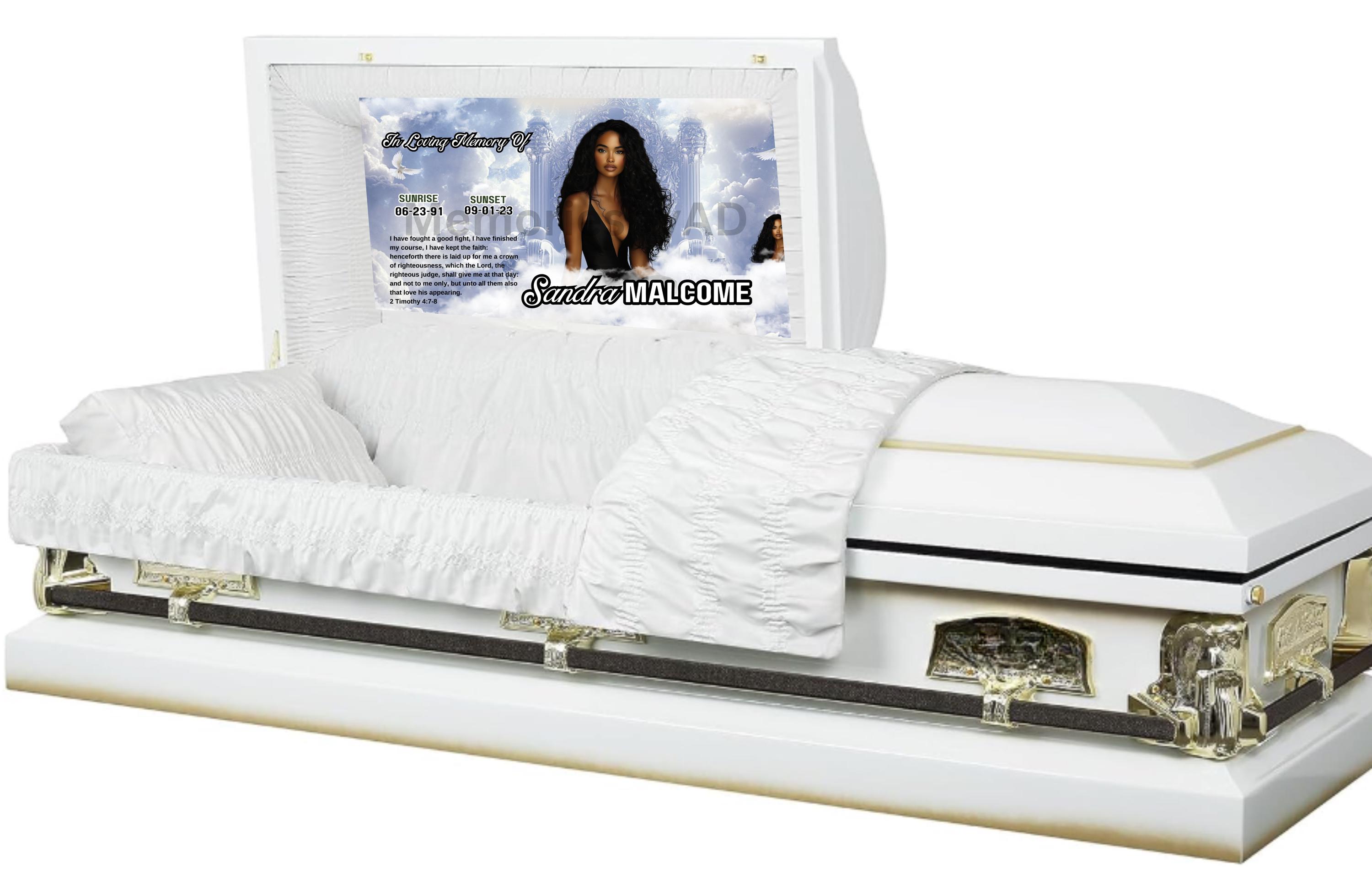 Throne Chair Canva Digital File, Memorial Casket Insert, Memorial ...