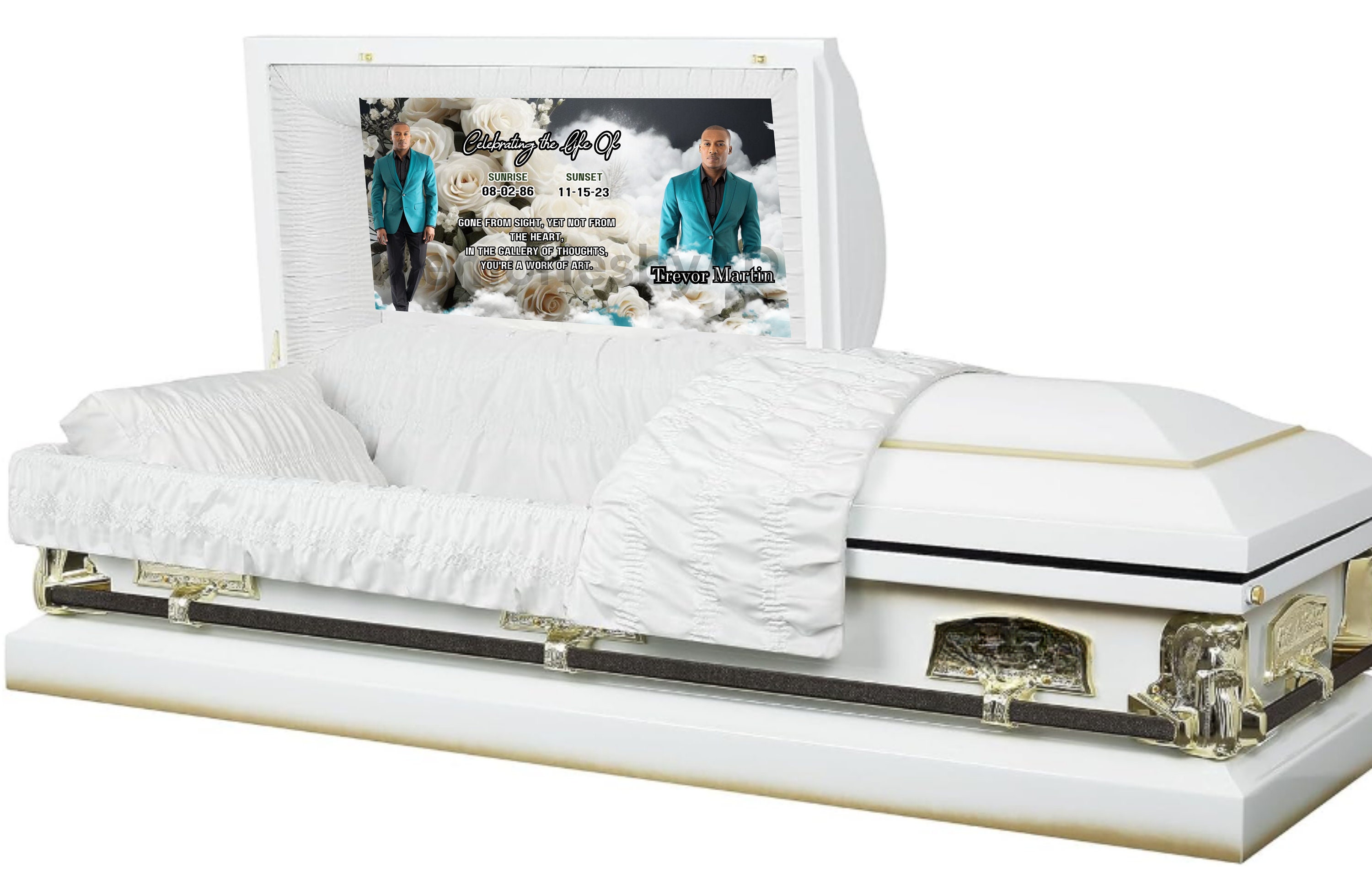 Memorial Casket Panel Template, Digital Casket Panel Design Template ...