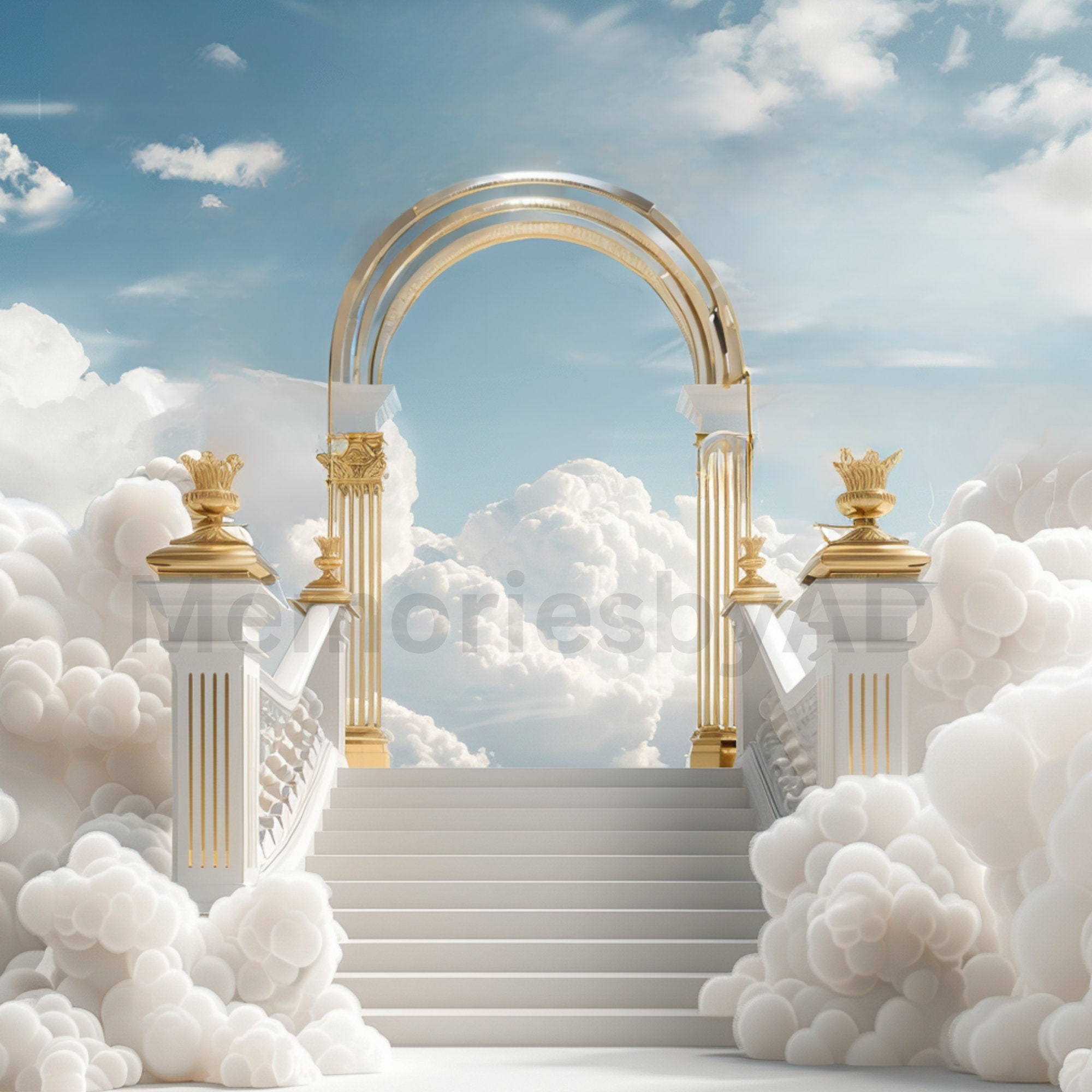 White Memorial Arch Balloon Background, Memorial PNG, Rest in Peace ...