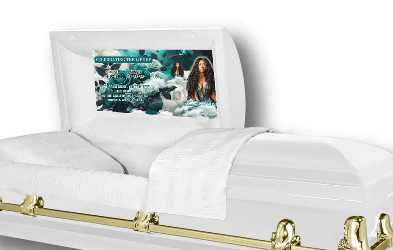 Memorial Casket Panel Template, Digital Casket Panel Design Template ...