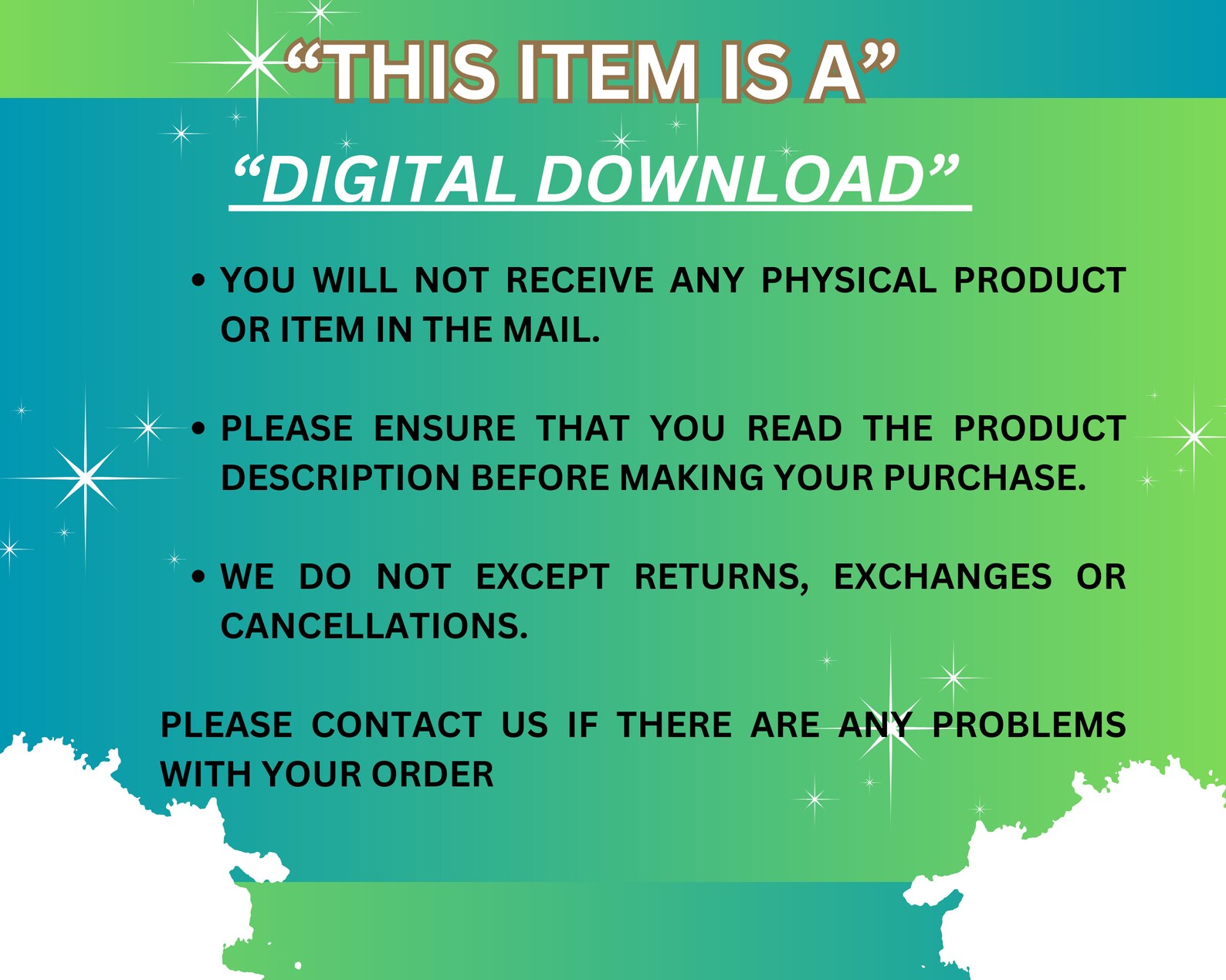 Personalized Digital, Custom Design Service, Purchase Together With Any ...