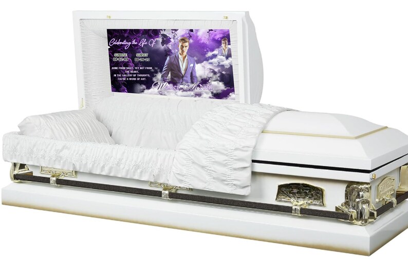 Memorial Casket Panel Template, Digital Casket Panel Design Template ...