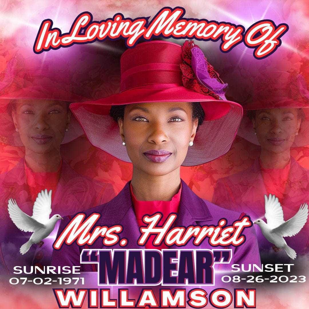 In Loving Memory of Memorial Template, Funeral, Remembrance Memorial ...