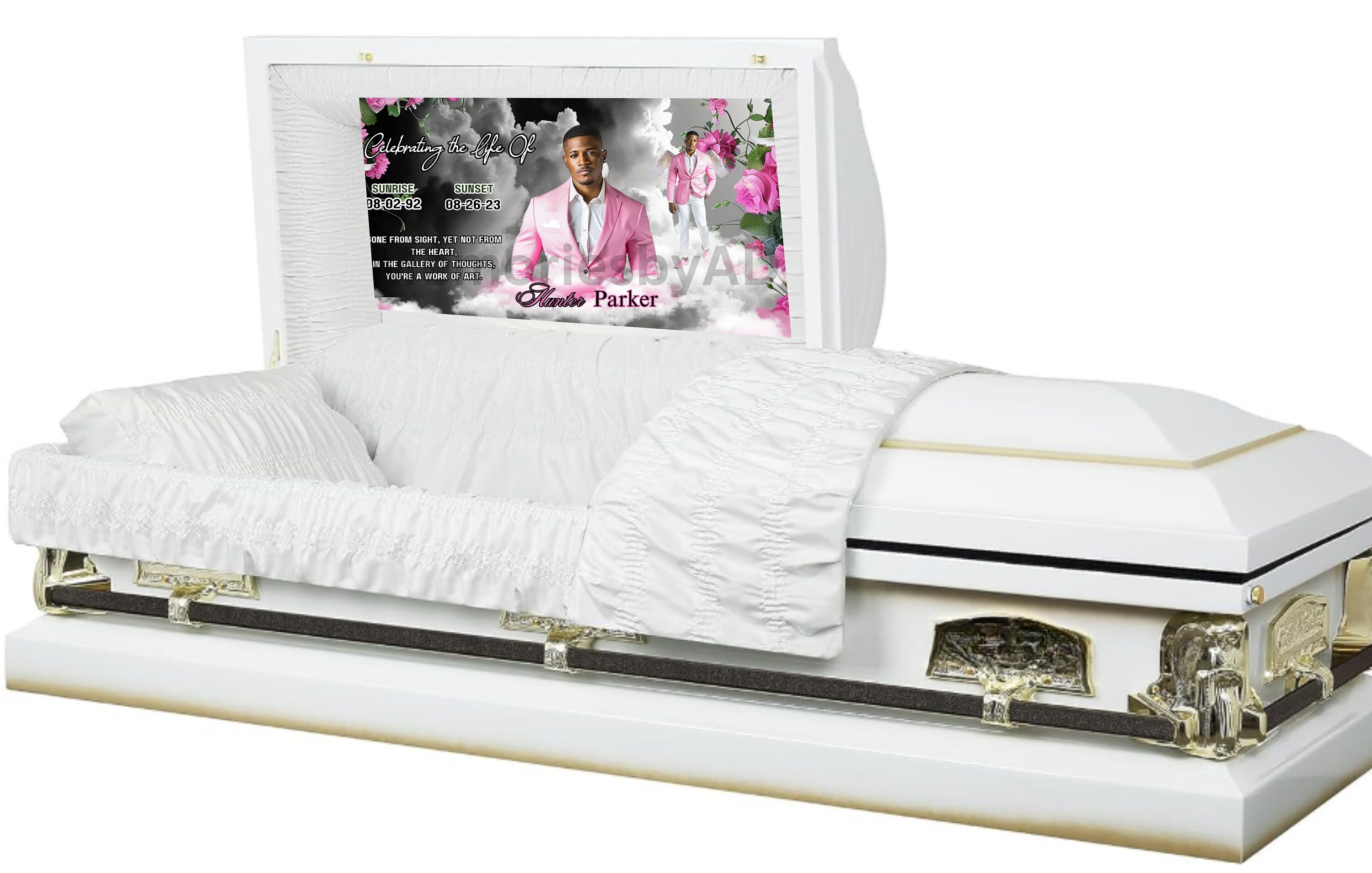 Memorial Casket Panel Template, Digital Casket Panel Design Template ...