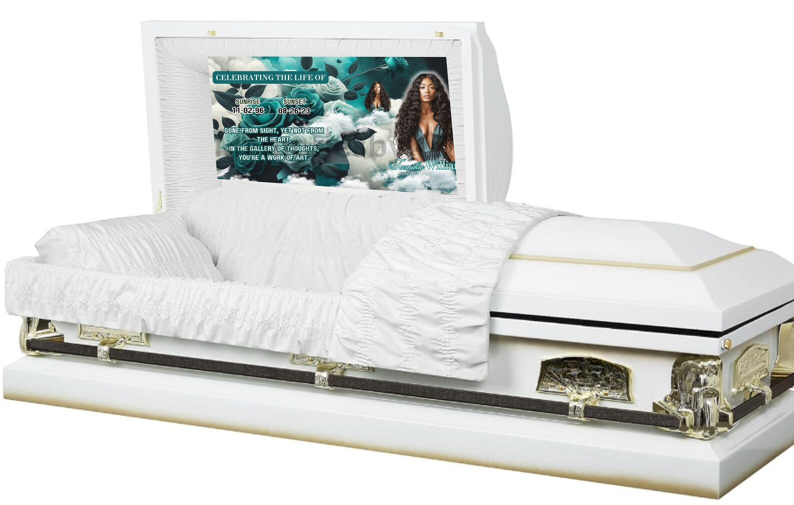 Memorial Casket Panel Template, Digital Casket Panel Design Template ...