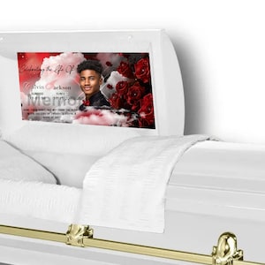 Digital Casket Panel Design Template, Memorial Casket Panel Template ...