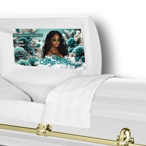 Memorial Casket Panel Template, Digital Casket Panel Design Template ...