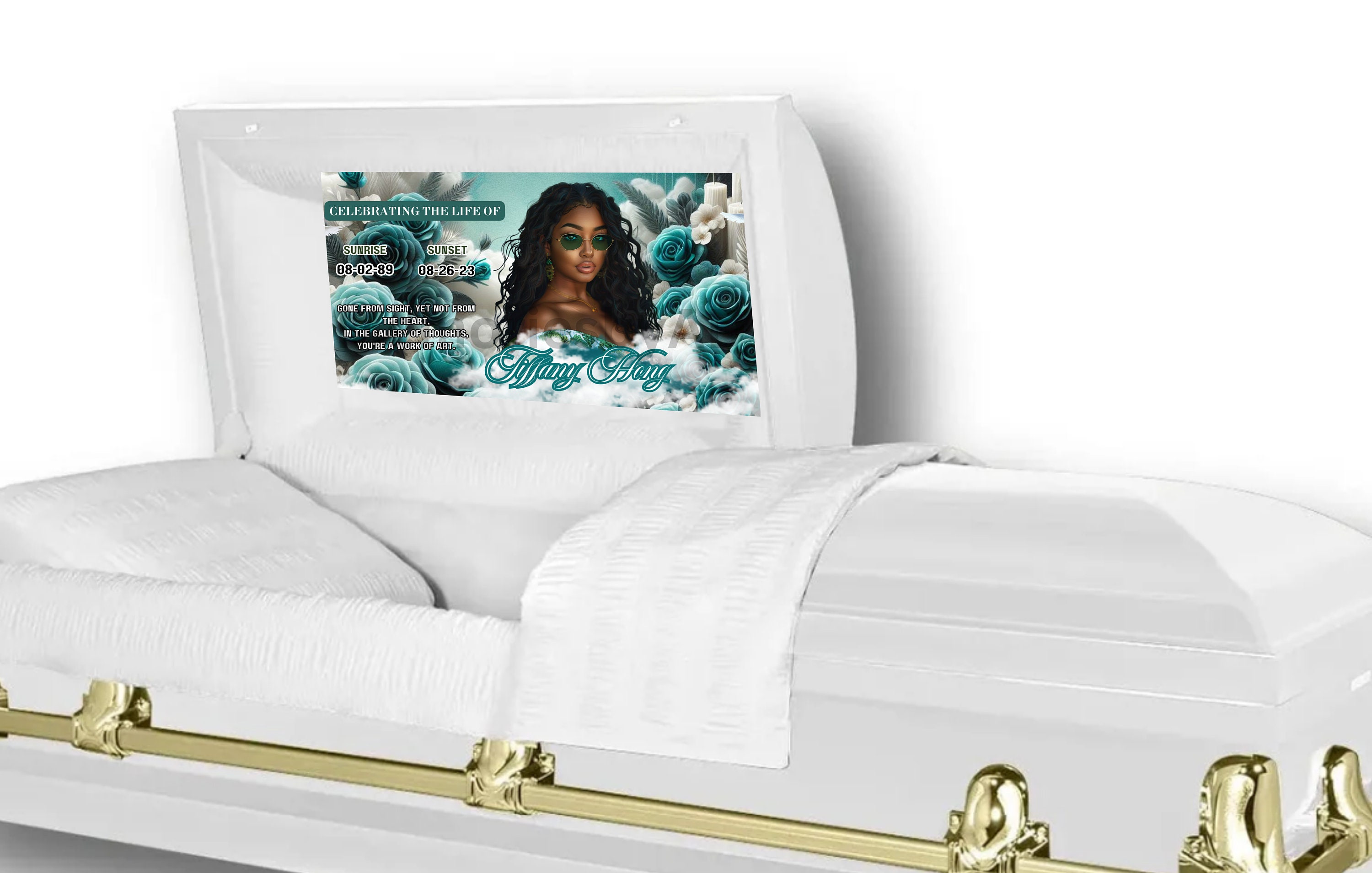 Memorial Casket Panel Template, Digital Casket Panel Design Template ...