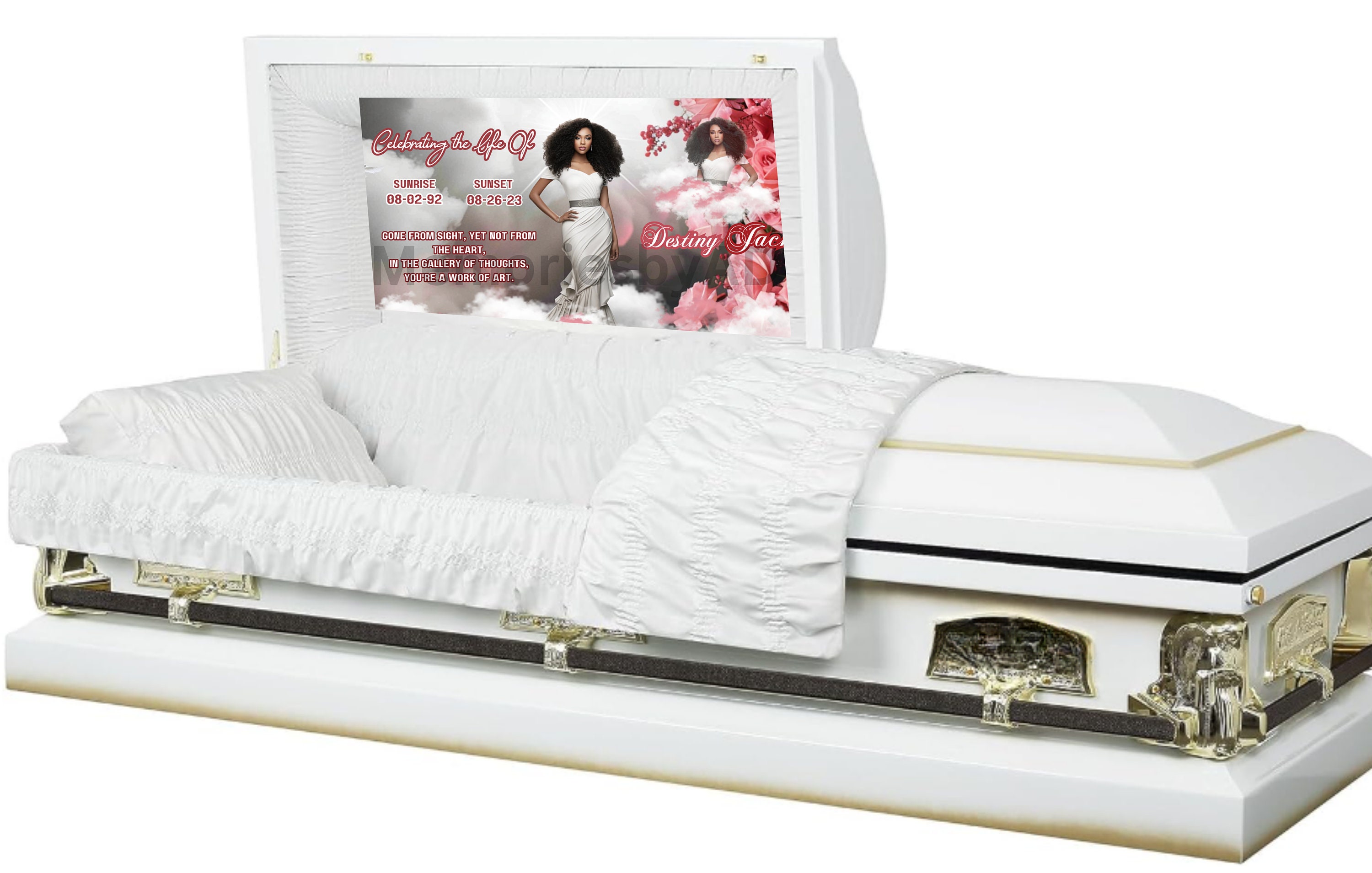 Memorial Casket Panel Template, Digital Casket Panel Design Template ...