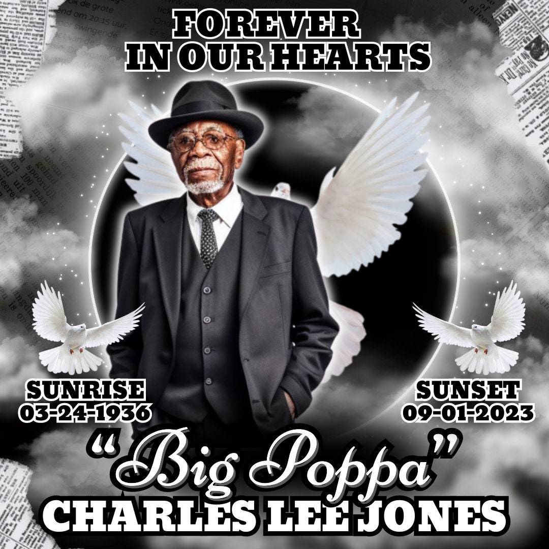 Forever in Our Hearts Memorial Template, Funeral, Remembrance Memorial ...