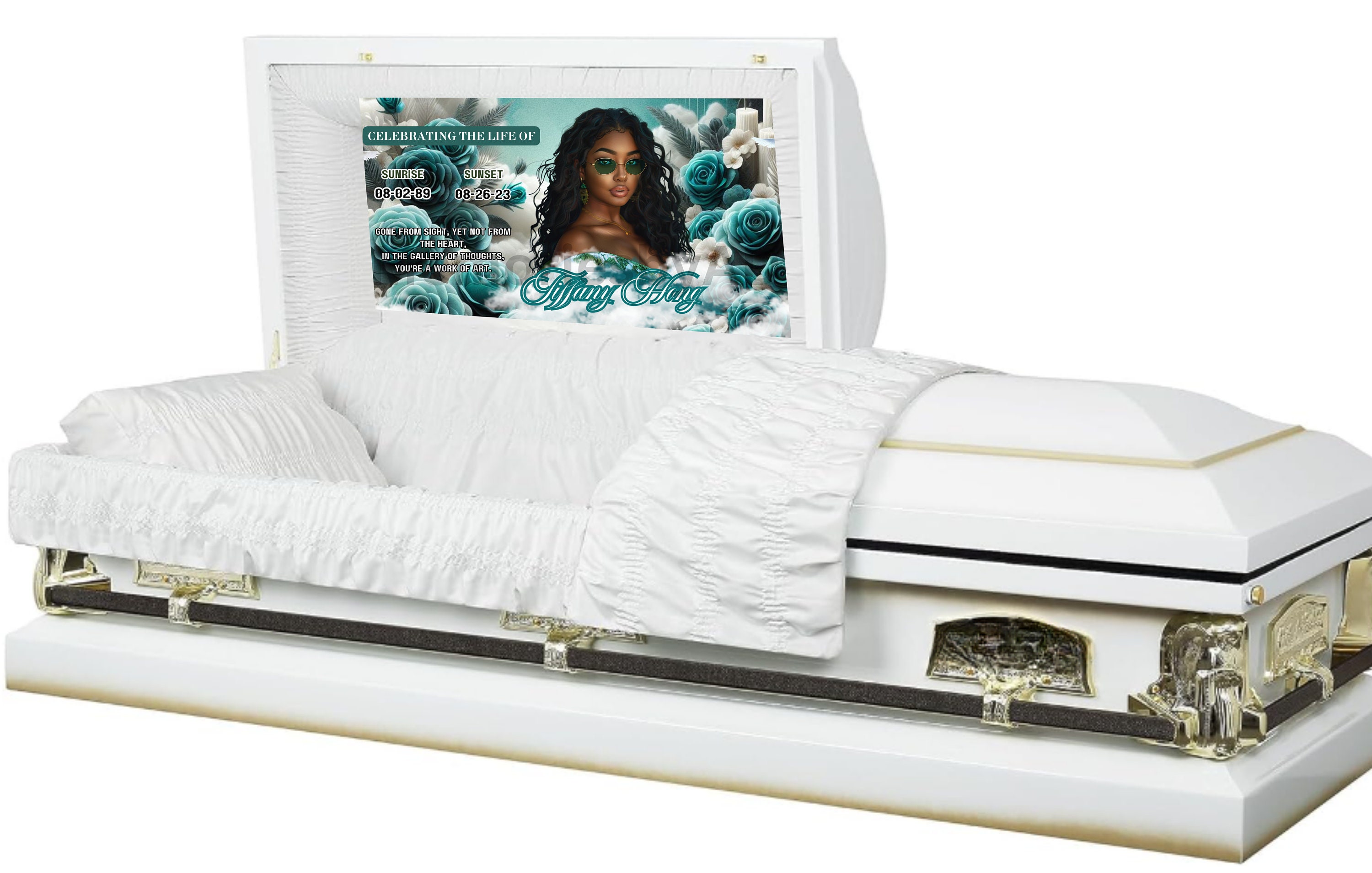 Memorial Casket Panel Template, Digital Casket Panel Design Template ...