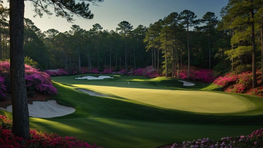 Digital Artwork of the Most Famous Courses on the PGA Tour Augusta ...