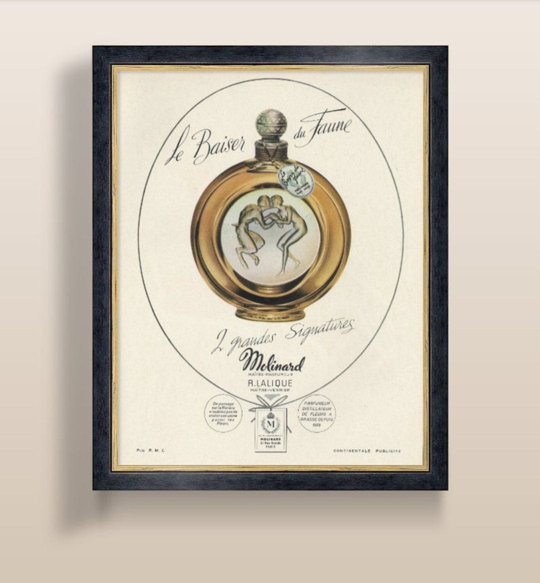 Molinard Perfume Advertising 1947 | Mythological Creature Illustration ...