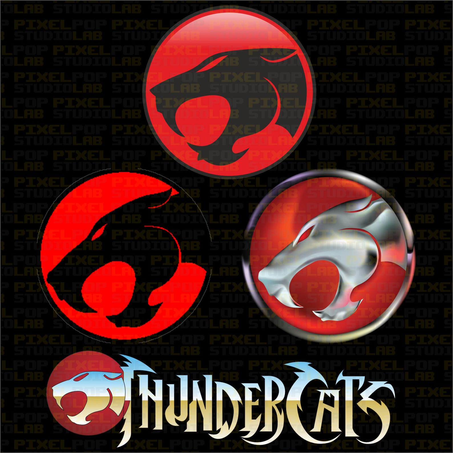 Thundercats Retro SVG Bundle: Lion-o & Mumm-ra (instant Download) - Etsy
