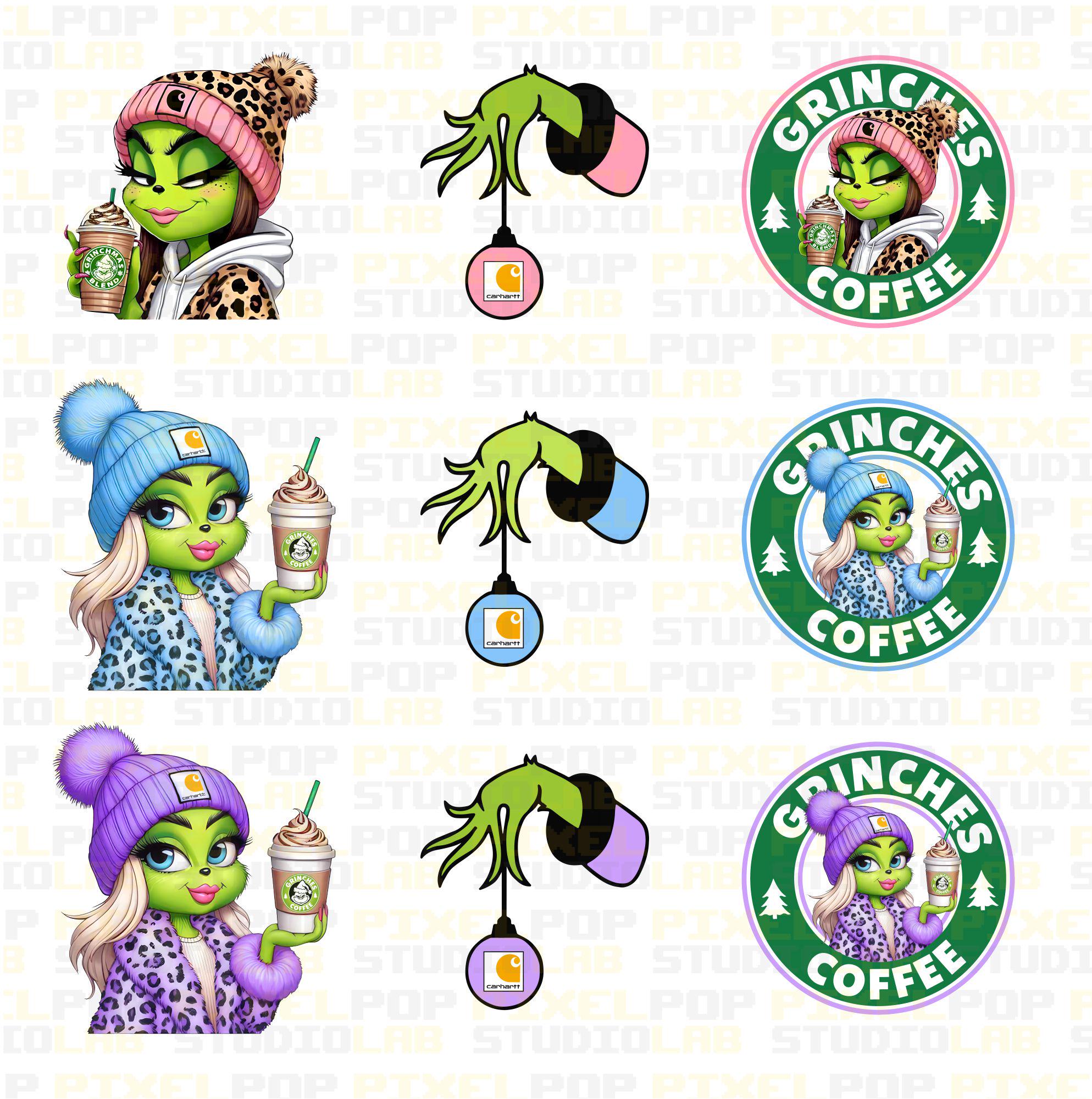 Imágenes prediseñadas de niña Grinch, niña bougie de Grinch PNG, niña ...