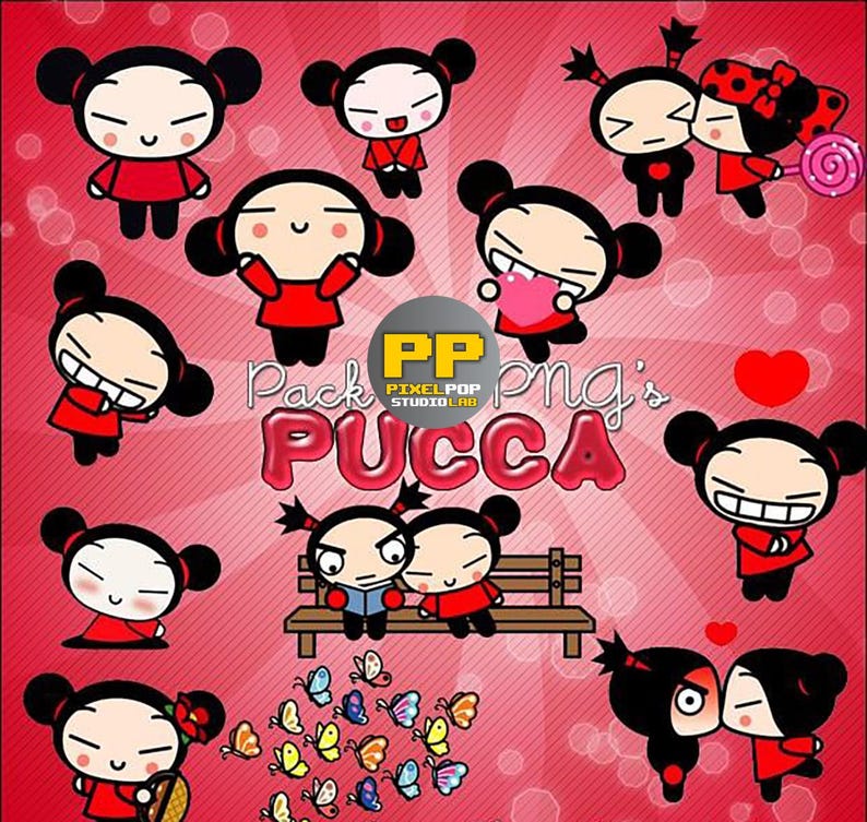 Vector Pucca Svg, Garu SVG, Funny Love Vector, Family Trip Svg, Family ...