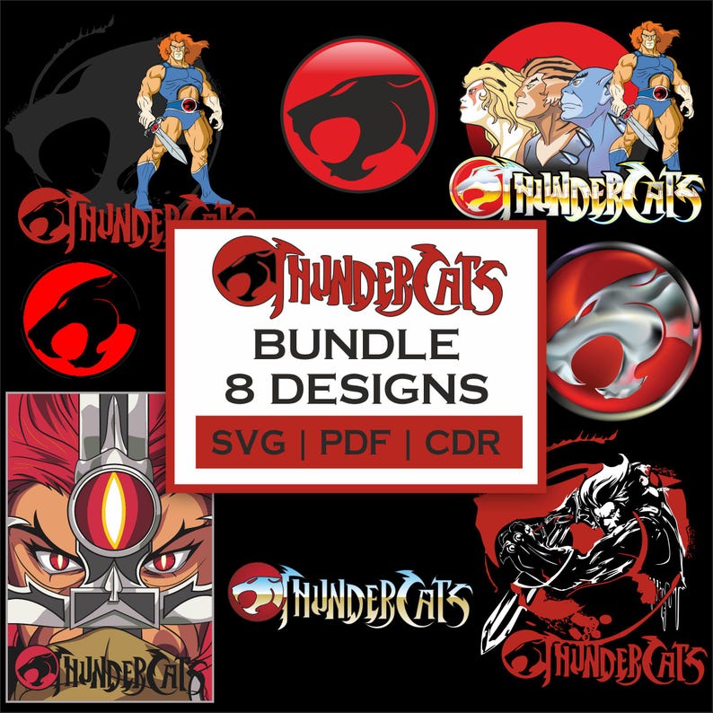 Thundercats Retro SVG Bundle: Lion-o & Mumm-ra (instant Download) - Etsy