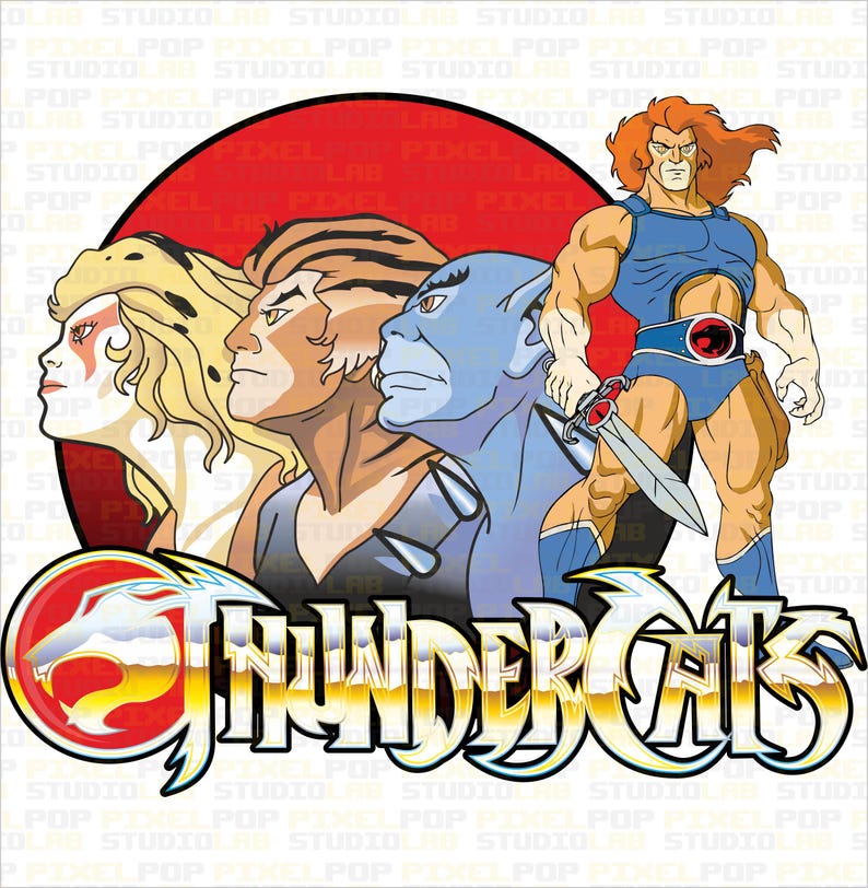 Thundercats Retro SVG Bundle: Lion-o & Mumm-ra (instant Download) - Etsy