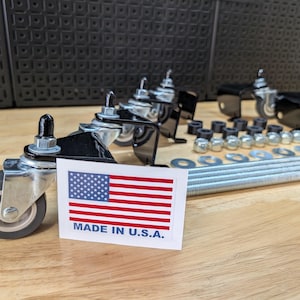 Ez-slide™ Quickjack Caster Wheel Kit! Heavy Duty 8ga Powdercoated Steel! Made in USA - Etsy