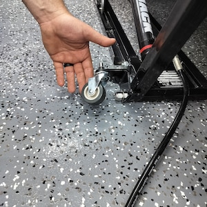 Ez-slide™ Quickjack Caster Wheel Kit! Heavy Duty 8ga Powdercoated Steel ...