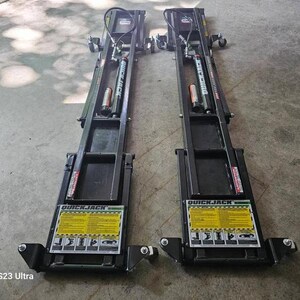 Ez-slide™ Quickjack Caster Wheel Kit! Heavy Duty 8ga Powdercoated Steel ...