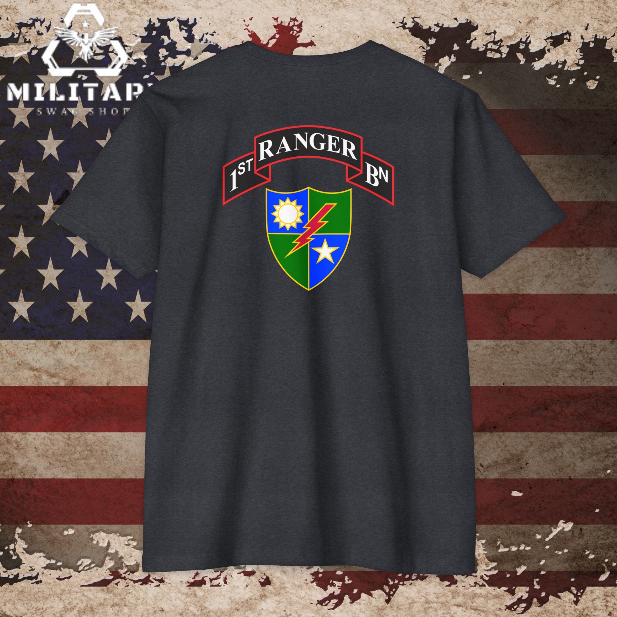 1/75 Ranger Bat, Gifts for Ranger, Army Gifts, Army Veteran, Graphic ...